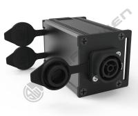 China 3MFX-TOP Breakout Box for Outdoor AC Electrical Applications Power Splitter Power Connector TRUE1 Output Powercon Socket for sale