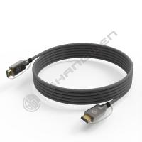 China 2.1 HD Link Port Fiber Optic Cable TPU Shell Stainless Steel 304 Armored Tube Silicon Line Chip 4K 60Hz 8K 144Hz OD 6.0mm for sale