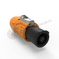 China Outdoor LED Display Waterproof Powerkon Industrial Aviation Plug Socket Input Port for IP65 Triple Core Male Connector for sale