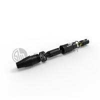 China 5-Pin XLR Female Audio Connector Black Indoor Shell with Gold Contacts for Microphone Audio Cable Plug Mic Connector Socket for sale