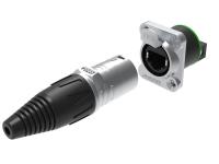 China Indoor Outdoor Waterproof RJ45 Connector 8-Pin Network LAN Ethernet Plug Splitter IP44 CAT5e CAT6 Industrial Ethernet Connector for sale