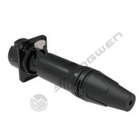 China IP40 Indoor Audio Video Cable Connector XLR 4 Pin Female Socket with Solder Adapter and Jack Lead for sale