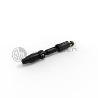 China 3.5mm Wire Diameter Gold Connector Indoor IP40 Shell Plating Black Audio Cable Plug with 5-Pin XLR Female Connector for sale