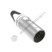 China Waterproof IP65 5-Pin XLR Connector Female Adapter Zinc Alloy Shell Outdoor Microphone MIC Plug Socket Male Connector for sale
