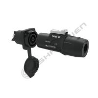 China Sealed IP65 Waterproof Power Connector 3 Conductor Male Plug Powercon for sale