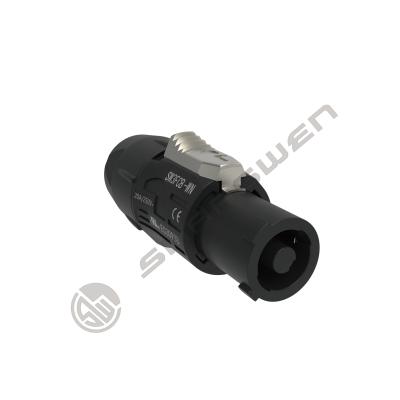 China CQC Waterproof Power Connector Black Powercon Plug 250v 20A for sale