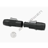 China PA6 Plastic Male Waterproof Power Connector Corrosion Resistance For LED Display for sale