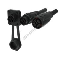 China Industrial 9 Pin Waterproof Connector Male Socket IP67 Connector for sale