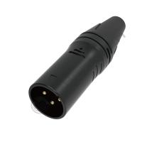 China 3 Pin XLR Male Connector Waterproof DMX Thread Coupling Audio Video Connector Female Socket for Outdoor for sale