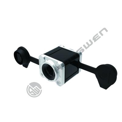 China IP65 Waterproof Female RJ45 Connector Ethernet Network Cat5e Coupler Adapter for Power Connection in Outdoor Environments for sale