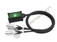 China 4-Channel 3-Pin XLR Audio Snake Cable Stage Recording Studio Female Male Network Signal Extender Multi-Channel XLR RJ45 Ethercon for sale