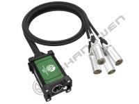 China 4-Channel 3-Pin XLR Audio Snake Cable Stage Recording Studio Female Male Network Signal Extender Multi-Channel XLR RJ45 Ethercon for sale