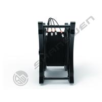 China Multi-Channel Cable 4 Channel 4x16A Signal Sockets Industrial Electric CAT6 SF/UTP Network Cord Retractable Reel Cable Drum for sale