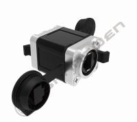 China Outdoor Waterproof Ethercon RJ45 Connectors Female Adapter for Cat5e Network Power Ethernet Cable Extension Connector for sale