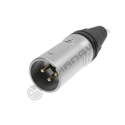 China 16A Wire XLR Connector 3 Pin Waterproof Ip65 Female Plug Outdoor TOP 3-Pin XLR Connector Outdoor IP65 for sale