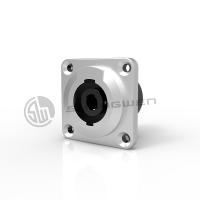 China China Manufacture Square Shape Four Thru Holes Loudspeaker Connector 4 Pins Male Connector for sale