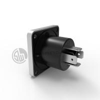 China China Manufacture Square Shape Four Thru Holes Loudspeaker Connector 4 Pins Male Connector for sale
