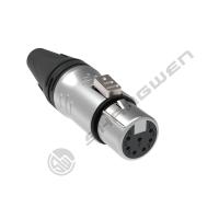 China 7-Pin XLR Audio Video Connectors Female Male Plug Socket Indoor Protection 7-Pole Industrial Electronics Accessories for sale