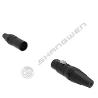 China 7-Pin XLR Audio Video Connectors Female Male Plug Socket Indoor Protection 7-Pole Industrial Electronics Accessories for sale