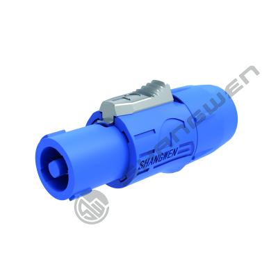 China Waterproof D Shape Female Plug Male Socket Metal Shell 4 Pins Loudspeaker Connector for sale