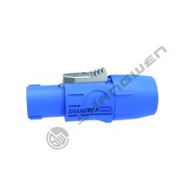 China Waterproof D Shape Female Plug Male Socket Metal Shell 4 Pins Loudspeaker Connector for sale