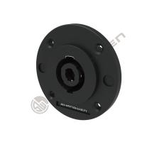 China 4P Circular Connector Metal Male Socket with Square Terminal and Audio Video Female Speaker Jack 4 Pin Loudspeaker Connector for sale