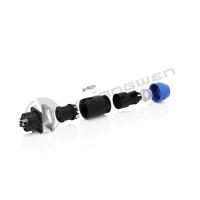 China Industrial Electronics Accessories Silver Plastic 8 Pin Connector for Audio Video Electronics Brass Alloy Female Plug 30A for sale