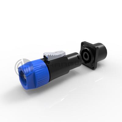 China Wholesale Metal Case 4pin Loudspeaker Plug Water Proof Speakon Female Connector Speakon Plug for Speaker Cable 4 Pole 4-Pin Female Connector for sale