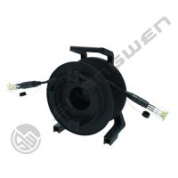 China OM2/OM3/OM4 Fiber Category TPU Armored Jumper LC FC SC ST Multimode Fiber Optic CL3 Network Cable Cores in Black for Your for sale