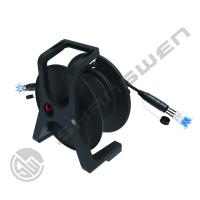 China LC SC FC Communication Cables TPU Waterproof LC-LC Singlemode Armored PDLC Fiber Optic Patch Cable Reel 4/6/8 Cores for sale