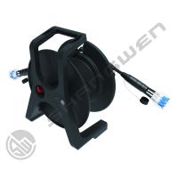 China Black 4/6/8 Cores Outdoor Armored PDLC LC SC FC Singlemode 4Fibers 6Cores 8 Fibers Option Meters Patch Cord Bundle Reel Drum for sale
