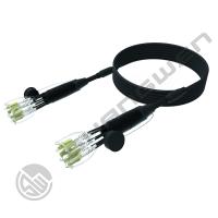 China PVC Jacket 4 6 8 CH TPU Armored Jumper LC-LC FC SC ST Multimode Fiber Optic CL3 Network Cable Cores OM2 Fiber Category for sale