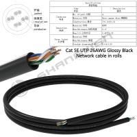 China Cat5E 26awg UTP OEM Network Ethernet Cable  Pure Cooper 4 Pairs RJ45  Bare Copper 4pair CE UL 100% Oxygen-free Copper Cat5e UTP for sale
