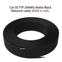 China PVC Jacket FTP Cat5E LAN Cable Wholesale 24AWG FTP CAT5e 4pair CE UL Multiple Copper Twist 100% Oxygen-free Copper FTP Cat5E for sale
