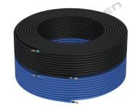 China Blue Black 24awg FTP SFTP Shielded CAT6A Ethernet Network Cable 8 Conductor Patch Cord for sale