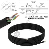 China Cat6a Cable Network UTP Cat6 Cat6a Cable and Connectors CAT6A Flat Patch Cord UTP 4 Pairs 30AWG Stranded Copper Cable for sale