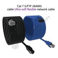 China CE ROHS FTP UTP SFTP Cat7 Rj45 Plug Network Lan Cable 1000ft CAT7 LAN AWG23 S/FTP 100% Copper Orange for sale