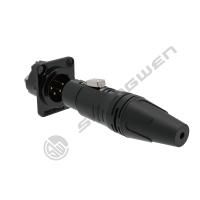 China New XLR 4-Pin Female Socket IP40 Indoor Audio Video Cable Connector with Solder Adapter and Jack Lead Cable Connector for sale