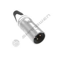 China Outdoor Waterproof 3-Pin XLR Male Audio Connector for Power Applications Factory Supply for sale