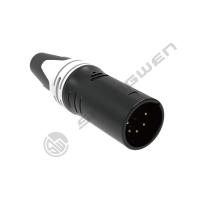 China Wholesale Mini 5 Pin XLR Connector Outdoor Waterproof Male and Female Plug Socket 5-Pole Nickel Contacts for sale