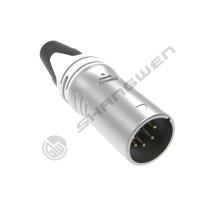 China Wholesale Mini 5 Pin XLR Connector Outdoor Waterproof Male and Female Plug Socket 5-Pole Nickel Contacts for sale
