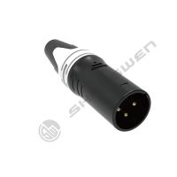China Outdoor Waterproof 3 Pin XLR Plug Female  Alloy Material DMX Type Coupling for Audio Video Power Connector  3 Pin XLR for sale