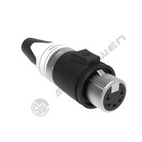 China IP65 Waterproof Outdoor Audio Xlr 5-Pin Female Connector Microphone Amplifier Mixer Phantom Power Cable Xlr Connector Microphone for sale
