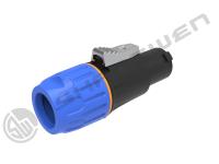 China IP65 4-Pin Female Speaker Connector Glass Reinforced Alloy Nylon Housing with 3P Male for 6-15mm Cable Copper Rated Current 30A for sale