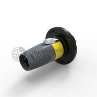 China Four-Pole Round Terminal Loudspeaker Connector Plastic Male Socket Metal Insert Female Speaker Jack 4 Pin Circular Connector for sale