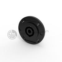China Four-Pole Round Terminal Loudspeaker Connector Plastic Male Socket Metal Insert Female Speaker Jack 4 Pin Circular Connector for sale
