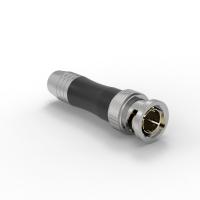 China Durable Metal BNC Male Video Connector Plug 500 Cycles Screw Type Connectors for sale