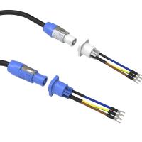 China Indoor Ip44 250v Ac Powercon Connector Female Socket Power Connector for Led Display for sale