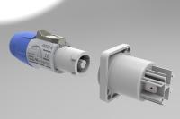 China Indoor Ip44 250v Ac Powercon Connector Female Socket Power Connector for Led Display for sale
