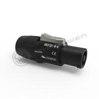 China Shangwen Outdoor Use Powercon Ip65 Connectors Black Output 3 Pin Male Power Connector for sale